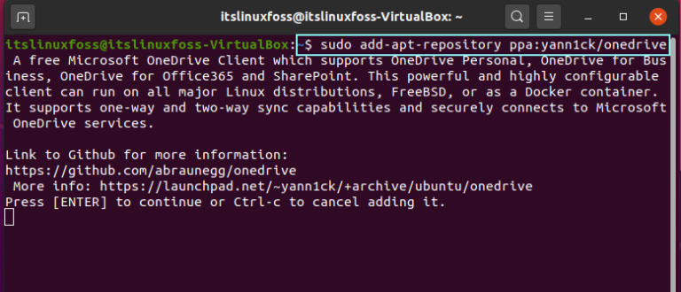 How to Install and use OneDrive on Ubuntu 20.04 – Its Linux FOSS