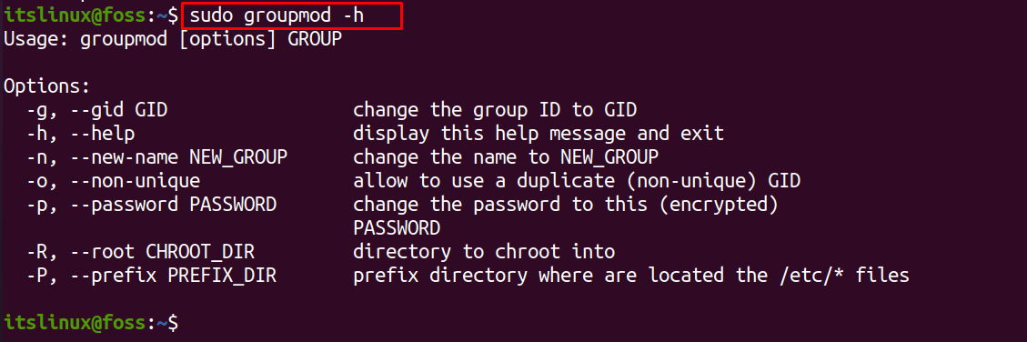 How To Modify Groups With The Groupmod Command In Linux Its Linux Foss