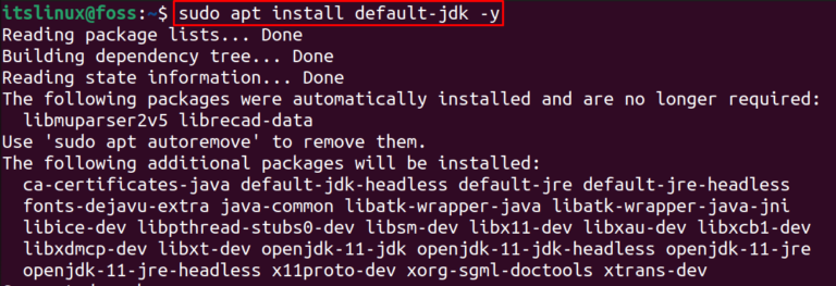 How to install JDK on Ubuntu 22.04 – Its Linux FOSS