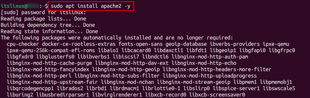 Install And Configure Apache Web Server On Ubuntu 2204 Its Linux Foss