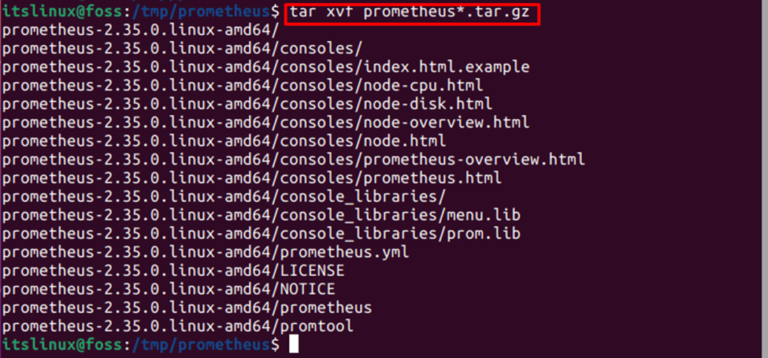 How To Install Prometheus On Ubuntu 2204 Lts Its Linux Foss
