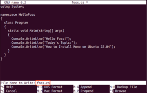 How to Install Mono on Ubuntu 22.04 – Its Linux FOSS