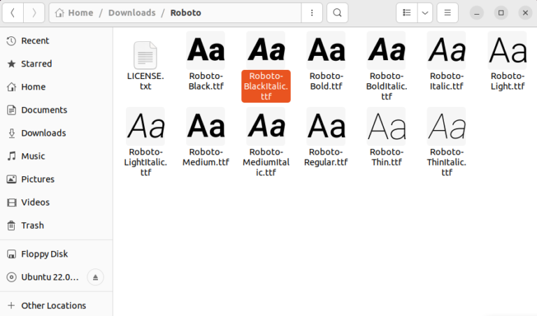 How to Manually Install Fonts in Ubuntu 22.04 – Its Linux FOSS