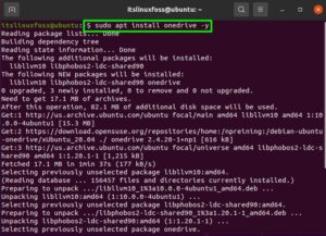 How to Install and use OneDrive on Ubuntu 20.04 – Its Linux FOSS