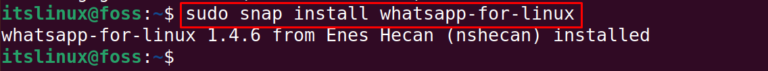 How to Install WhatsApp on Ubuntu 22.04 – Its Linux FOSS