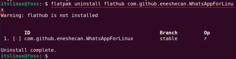 How to Install WhatsApp on Ubuntu 22.04 – Its Linux FOSS