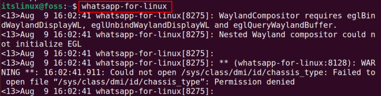 How to Install WhatsApp on Ubuntu 22.04 – Its Linux FOSS