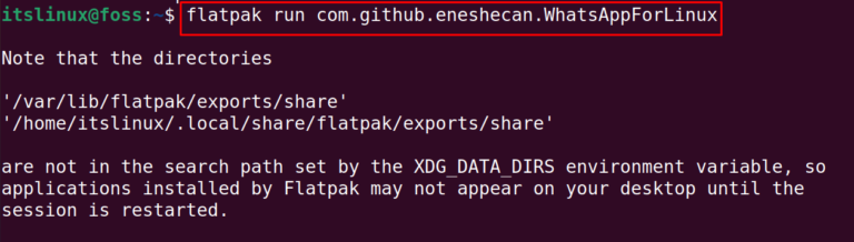 How to Install WhatsApp on Ubuntu 22.04 – Its Linux FOSS