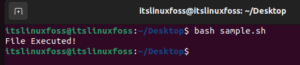How to Run a sh File in Linux – Its Linux FOSS
