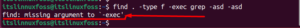 How to fix “find: missing argument to -exec” error – Its Linux FOSS
