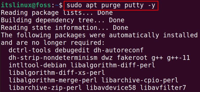 How to install PuTTY on Ubuntu 22.04 – Its Linux FOSS