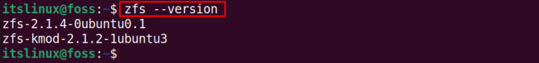 Install Zfs Filesystem On Ubuntu 2204 Its Linux Foss