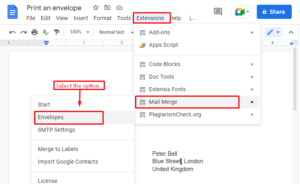 How to Create and Print an Envelope in Google Docs? – Its Linux FOSS