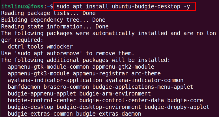 How To Install Budgie Desktop Environment On Ubuntu 2204 Its Linux Foss