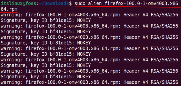 How to Install RPM Packages on Ubuntu 22.04 – Its Linux FOSS