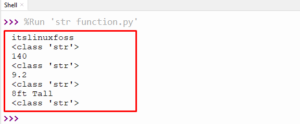 Python str() Function | Examples – Its Linux FOSS