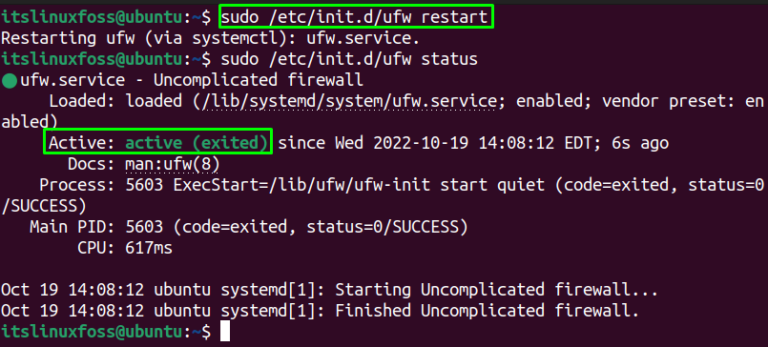 How To Start Stop And Restart Services In Ubuntu Its Linux Foss