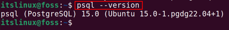 How To Check The Postgresql Version On Linux Its Linux Foss