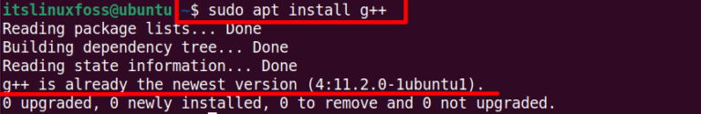 How to Install G++ on Ubuntu? – Its Linux FOSS