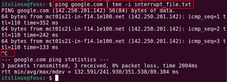 Linux | tee Command With Examples – Its Linux FOSS