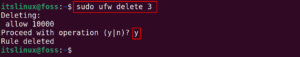 How to List and Delete UFW Firewall Rules? – Its Linux FOSS