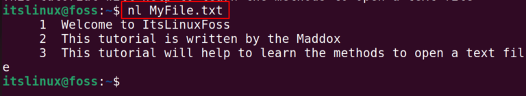 How do I Open a Text File in Linux Terminal? – Its Linux FOSS