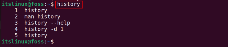 How to Clear the Terminal History in Linux? – Its Linux FOSS