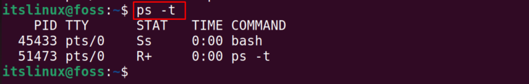 ps Command in Linux | Explained – Its Linux FOSS