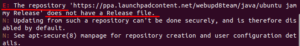 Fix: the repository does not have a release file – Its Linux FOSS