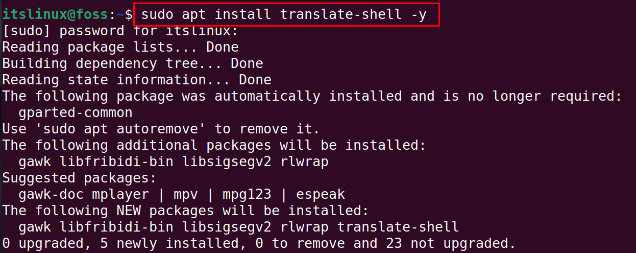 How To Install translate-shell on Ubuntu 22.04? – Its Linux FOSS