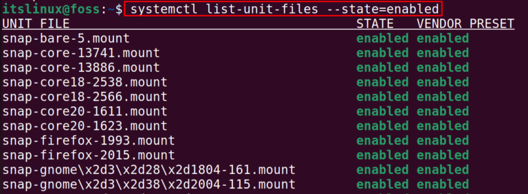 How to List Services Using systemctl Command? – Its Linux FOSS