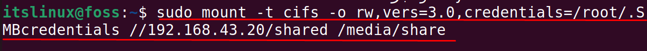 How to Mount SMB Shares in Ubuntu 22.04? – Its Linux FOSS