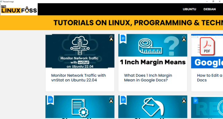 Python OpenCV cv2 Resize Image – Its Linux FOSS