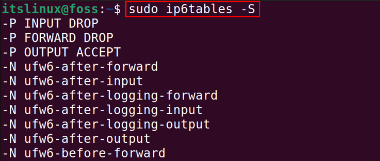 How to List All iptable Rules on Linux? – Its Linux FOSS