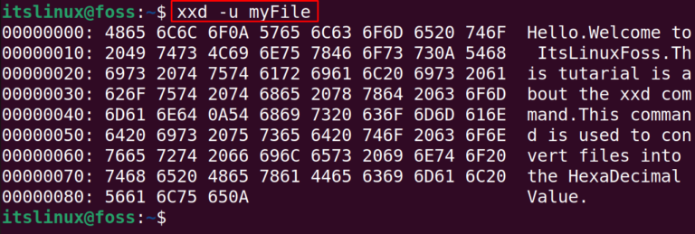 The xxd Hex Dumper Guide – Its Linux FOSS