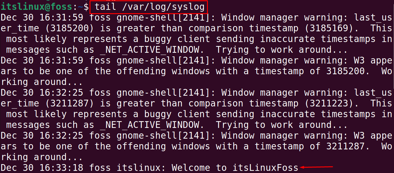 How to use logger Command in Linux? – Its Linux FOSS How to use logger Command in Linux? – Its Linux FOSS