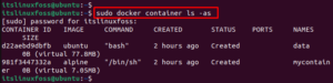 How to List Containers in Docker? – Its Linux FOSS