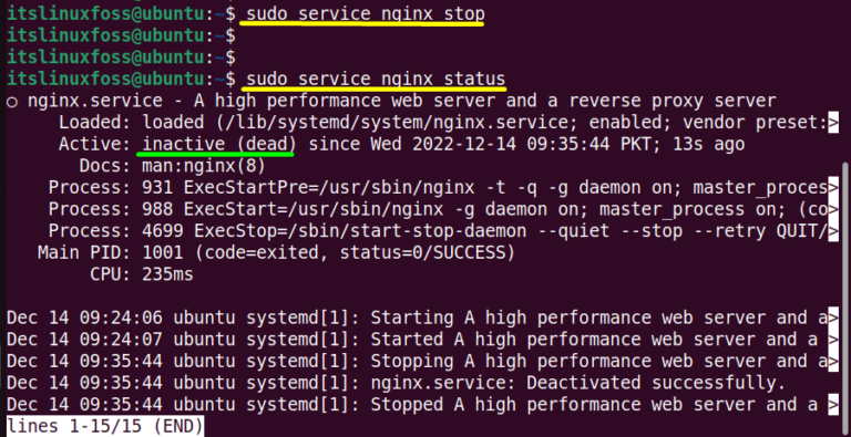 How to Start, Stop, or Restart Nginx? – Its Linux FOSS