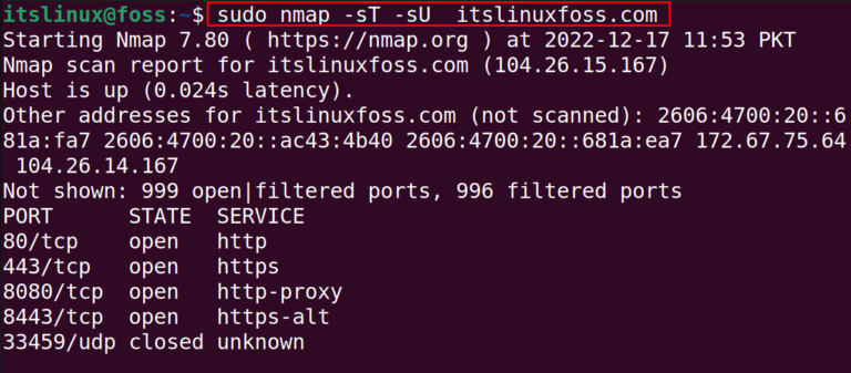 How to Use Nmap to Scan All Ports? – Its Linux FOSS