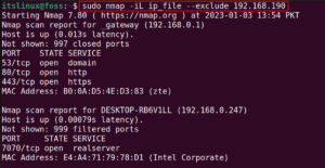 How to Scan IP Ranges Using nmap? – Its Linux FOSS