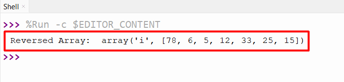 How To Reverse An Array In Python Its Linux Foss