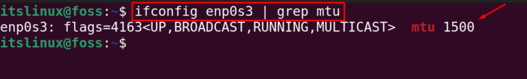 How to Change MTU Size in Linux? – Its Linux FOSS
