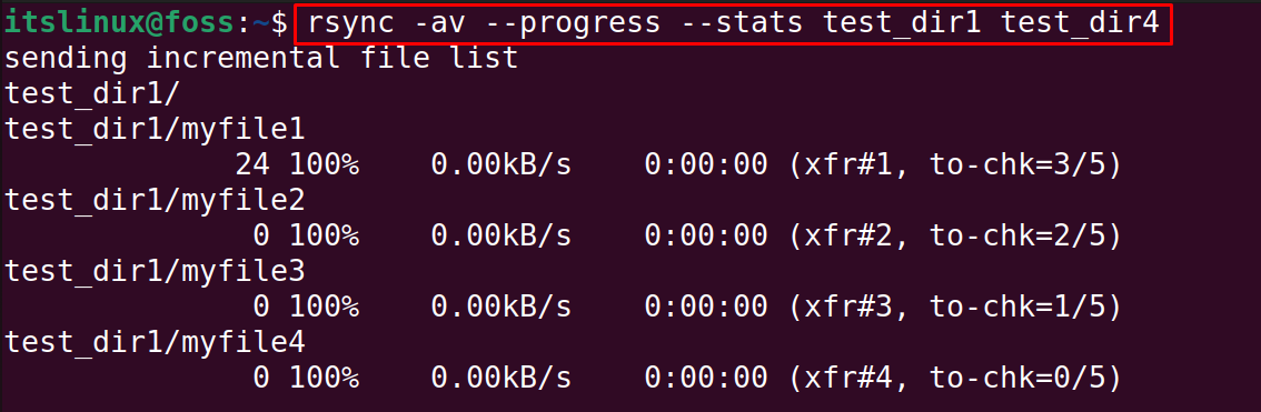 How to See rsync Progress? – Its Linux FOSS