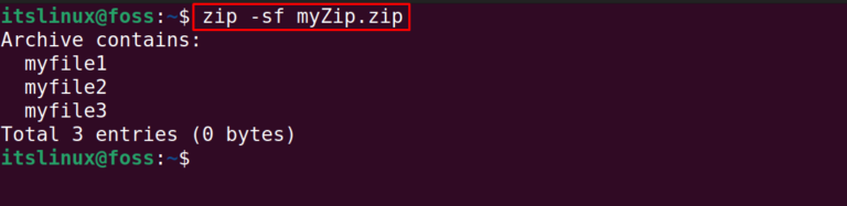 How to View Contents of ZIP Archive in Linux? – Its Linux FOSS