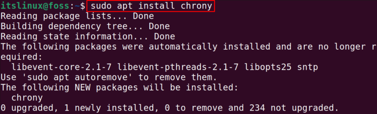 Commands to Sync Time with NTP Server in Linux – Its Linux FOSS