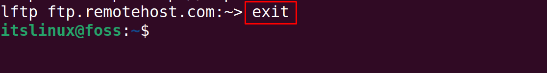 Lftp Command In Linux Its Linux Foss