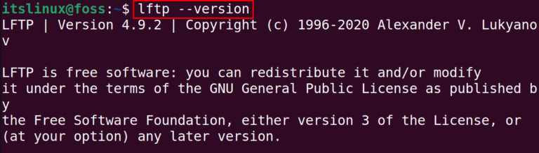 lftp Command in Linux – Its Linux FOSS