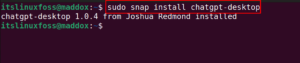 How to Install and Use ChatGPT in Ubuntu – Its Linux FOSS
