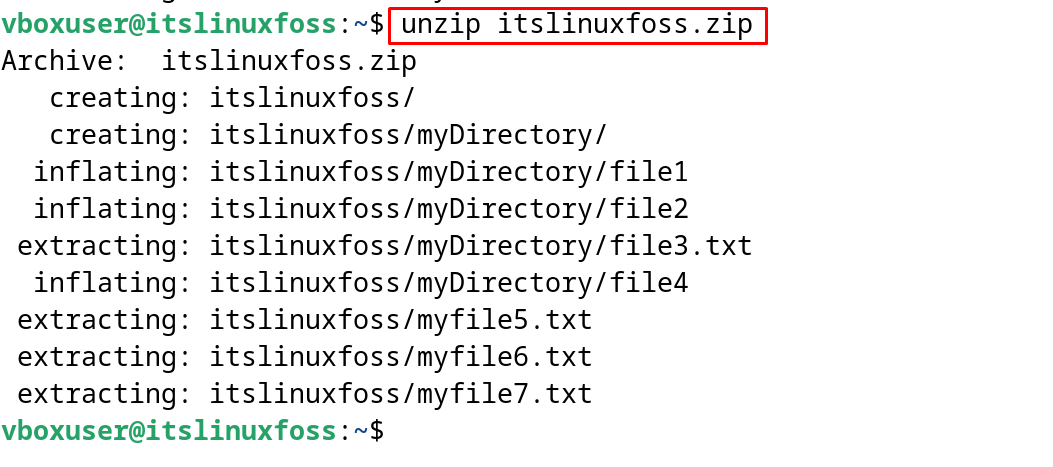 How To Unzip A File In Linux | Unzip Syntax | 7+ Unzip Commands – Its ...