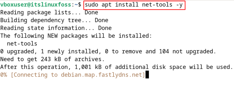 Fixed Ifconfig Command Not Found In Debian Its Linux Foss